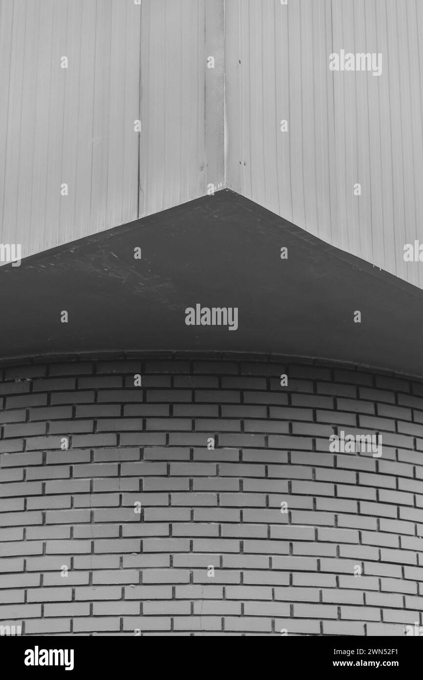 Urban texture. Bold contrast in brick wall backdrop Stock Photo - Alamy