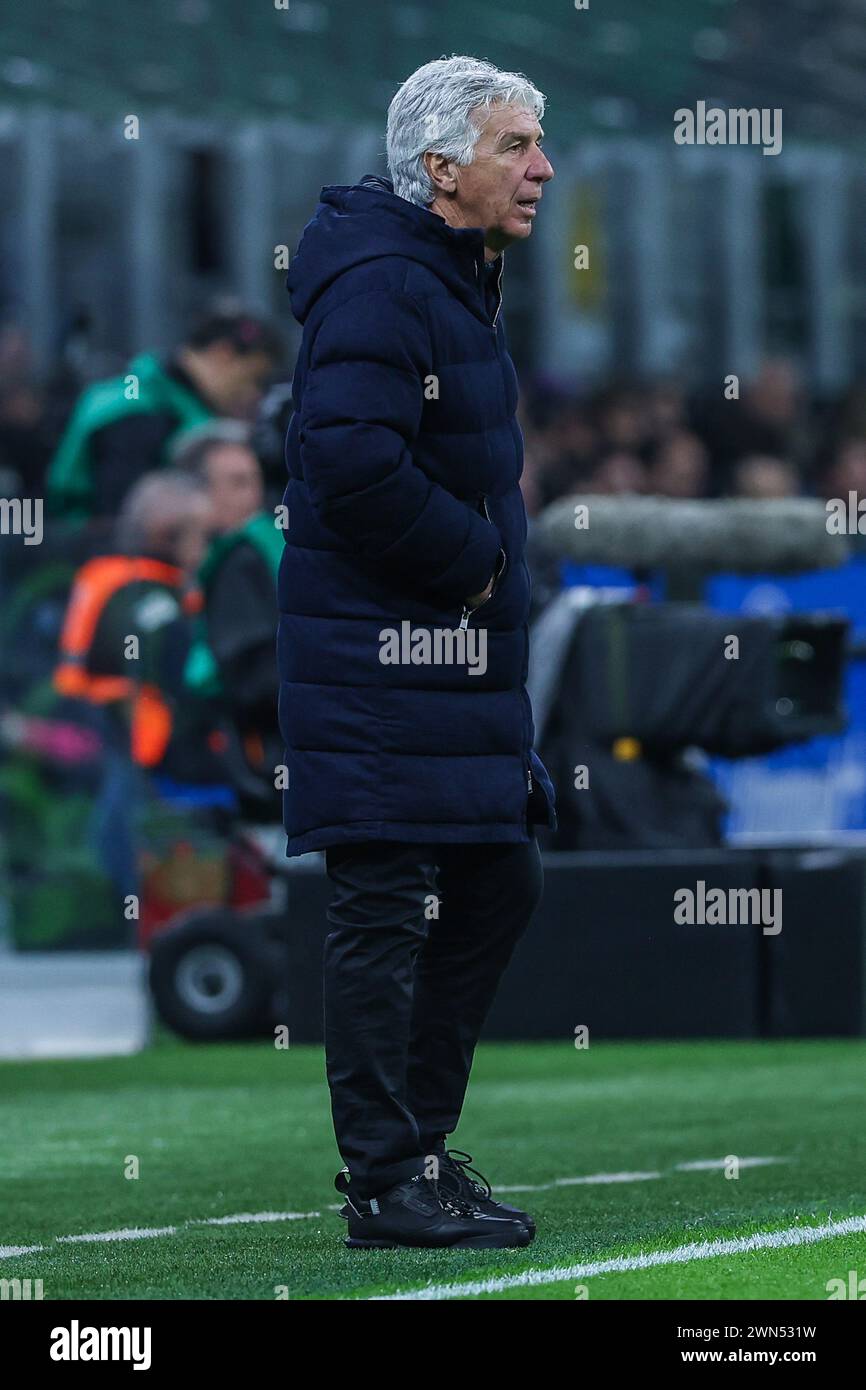Milan, Italy. 28th Feb, 2024. Gian Piero Gasperini Head Coach of ...