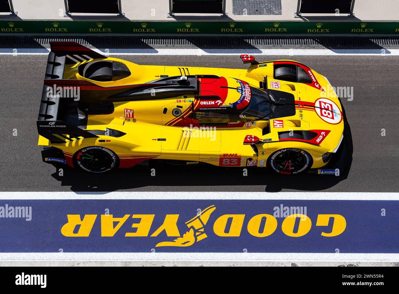 83 KUBICA Robert (pol), SHWARTZMAN Robert (isr), YE Yifei (chn), AF Corse, Ferrari 499P #83 ...