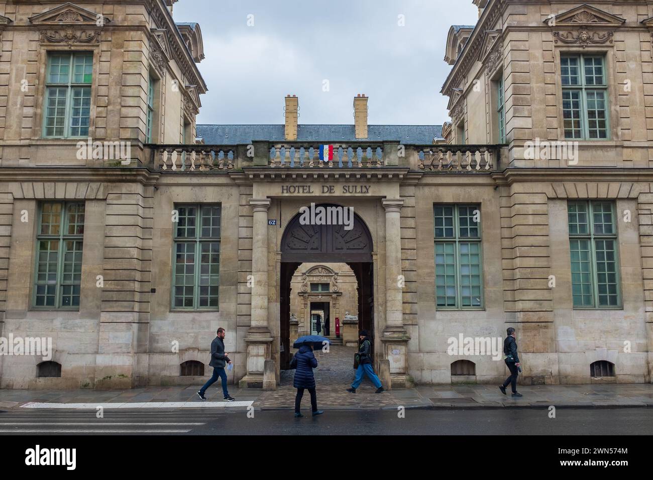 Paris, France, 2024. The Hôtel de Sully, Louis XIII style (17th century ...