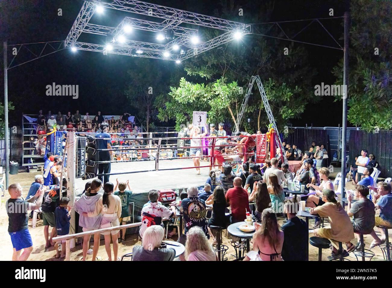 Koh Chang, Thailand. 24th Feb, 2024. A Western tourist who was chosen ...