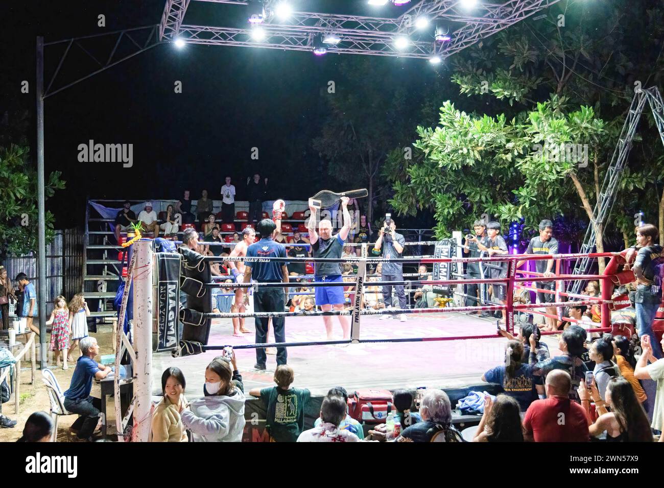 Koh Chang, Thailand. 24th Feb, 2024. A western tourist who was chosen ...
