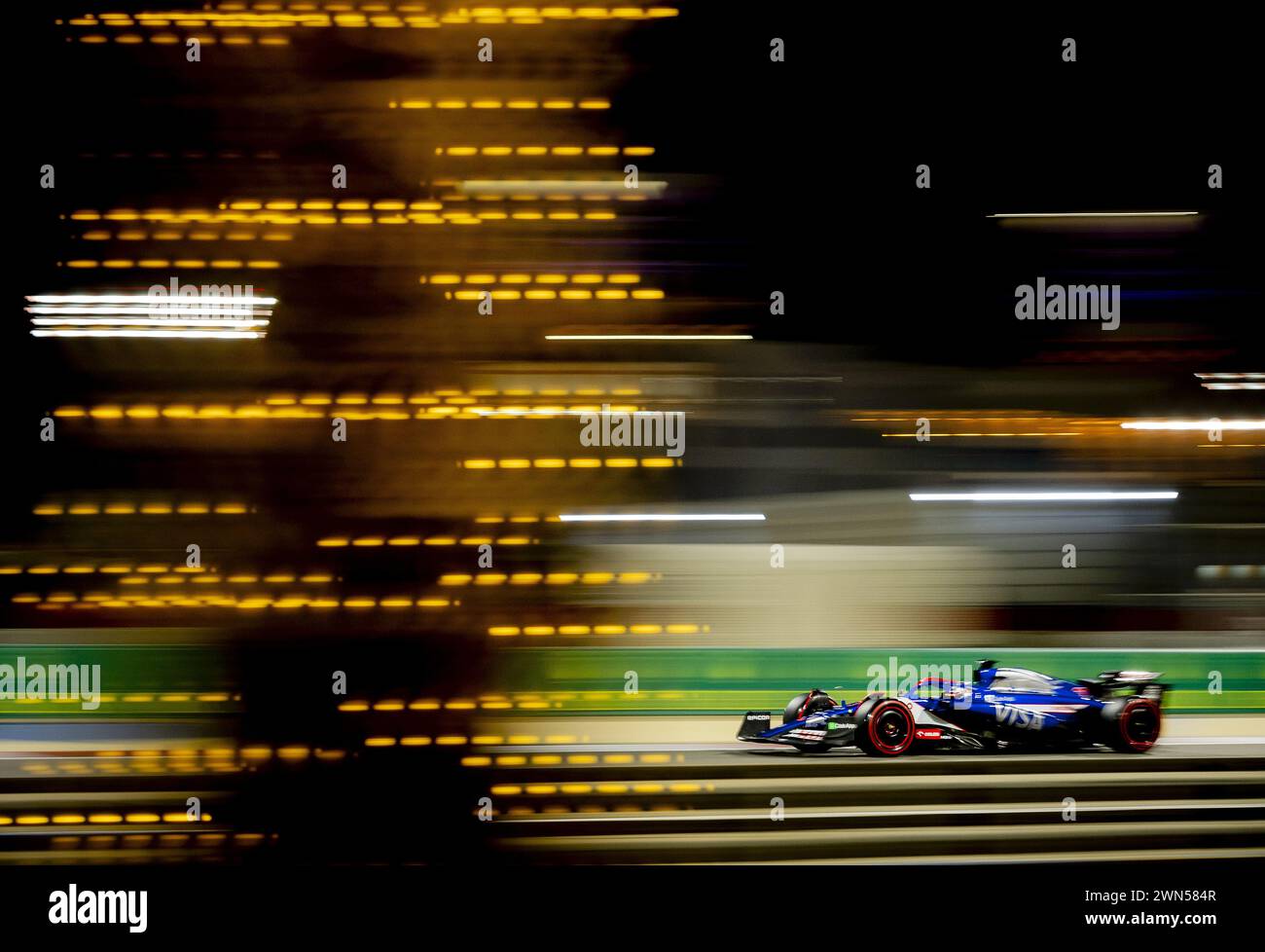 BAHRAIN - Daniel Ricciardo (RB) during the second free practice at the ...
