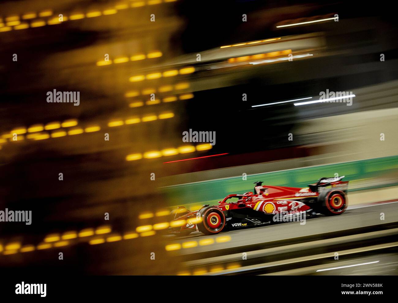 BAHRAIN - Charles Leclerc (Ferrari) during the second free practice at ...