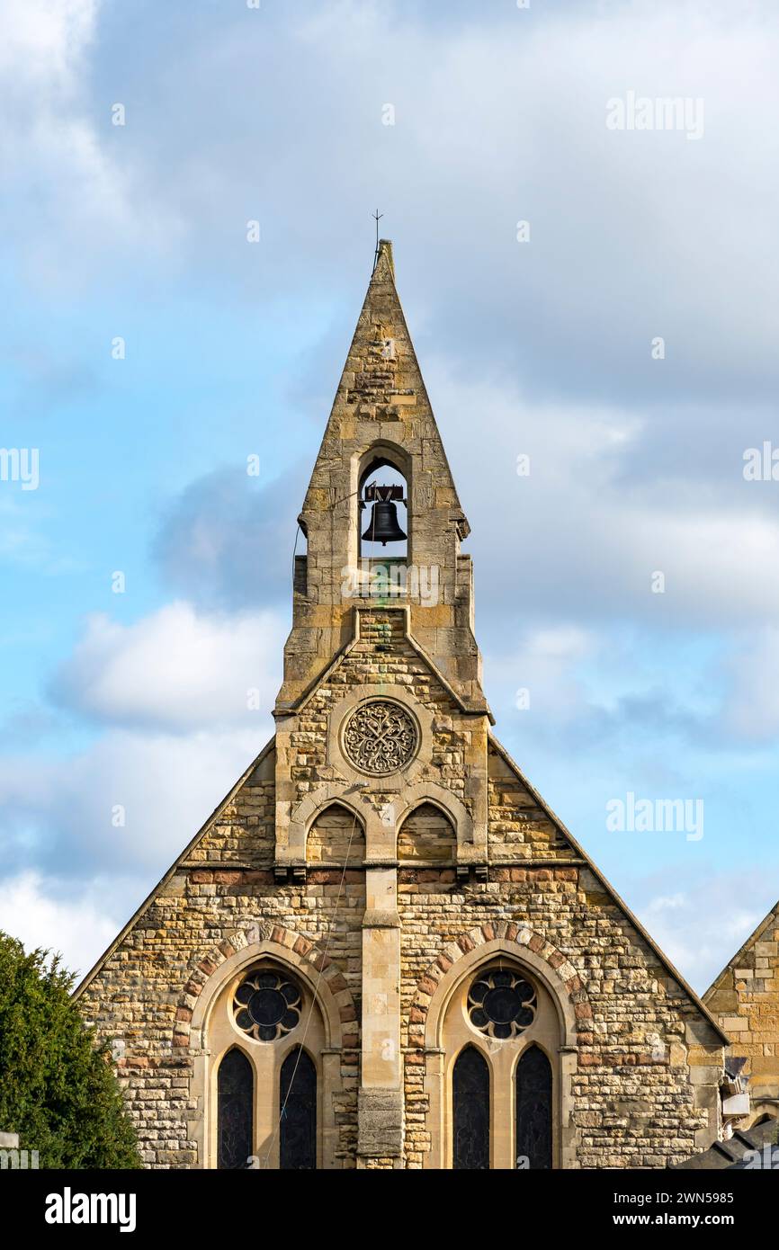Bell tower of St Peter of Eastgate Lincoln, Lincoln City, Lincolnshire ...