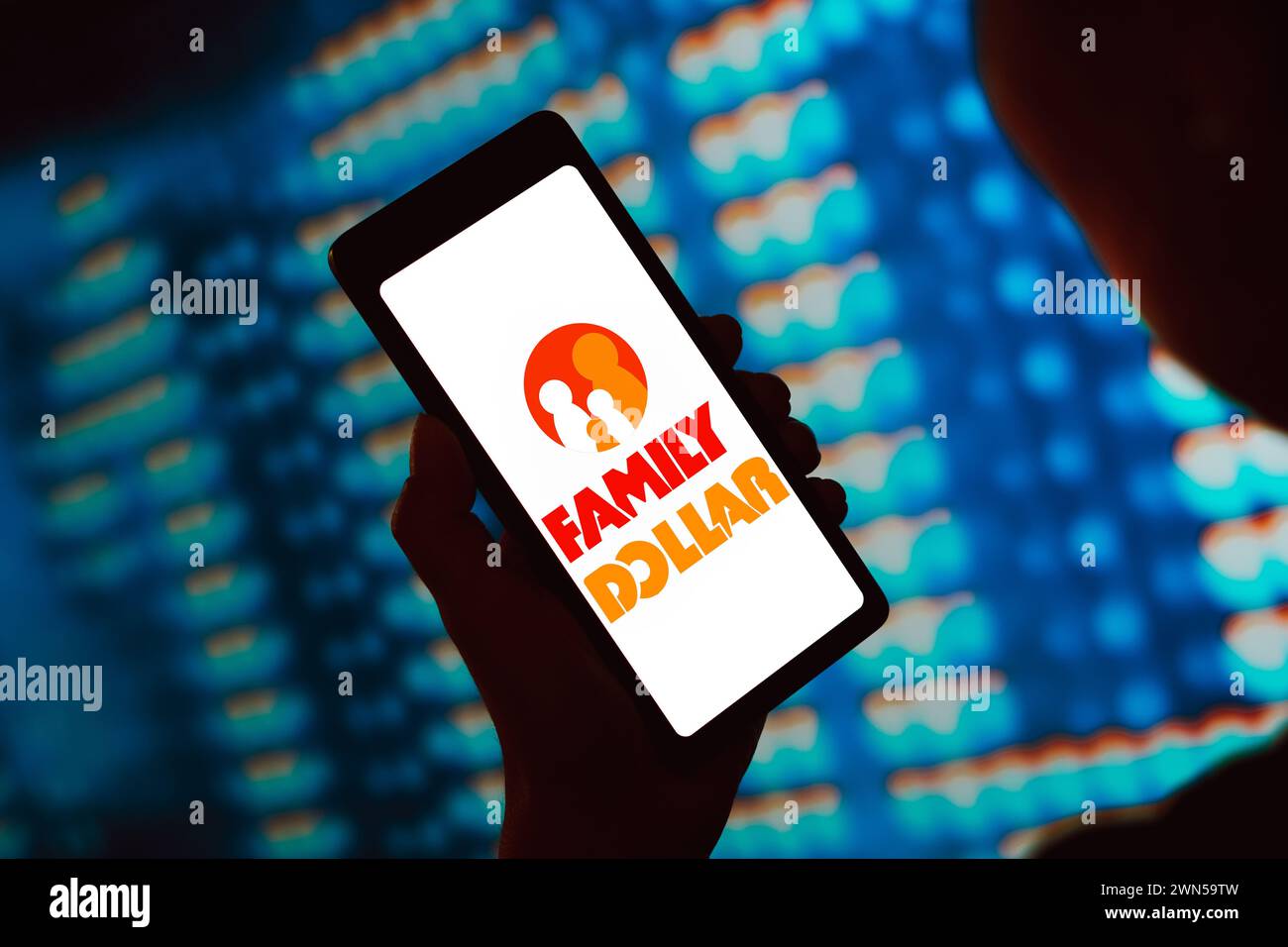 In this photo illustration, the Family Dollar Stores, Inc. logo is ...