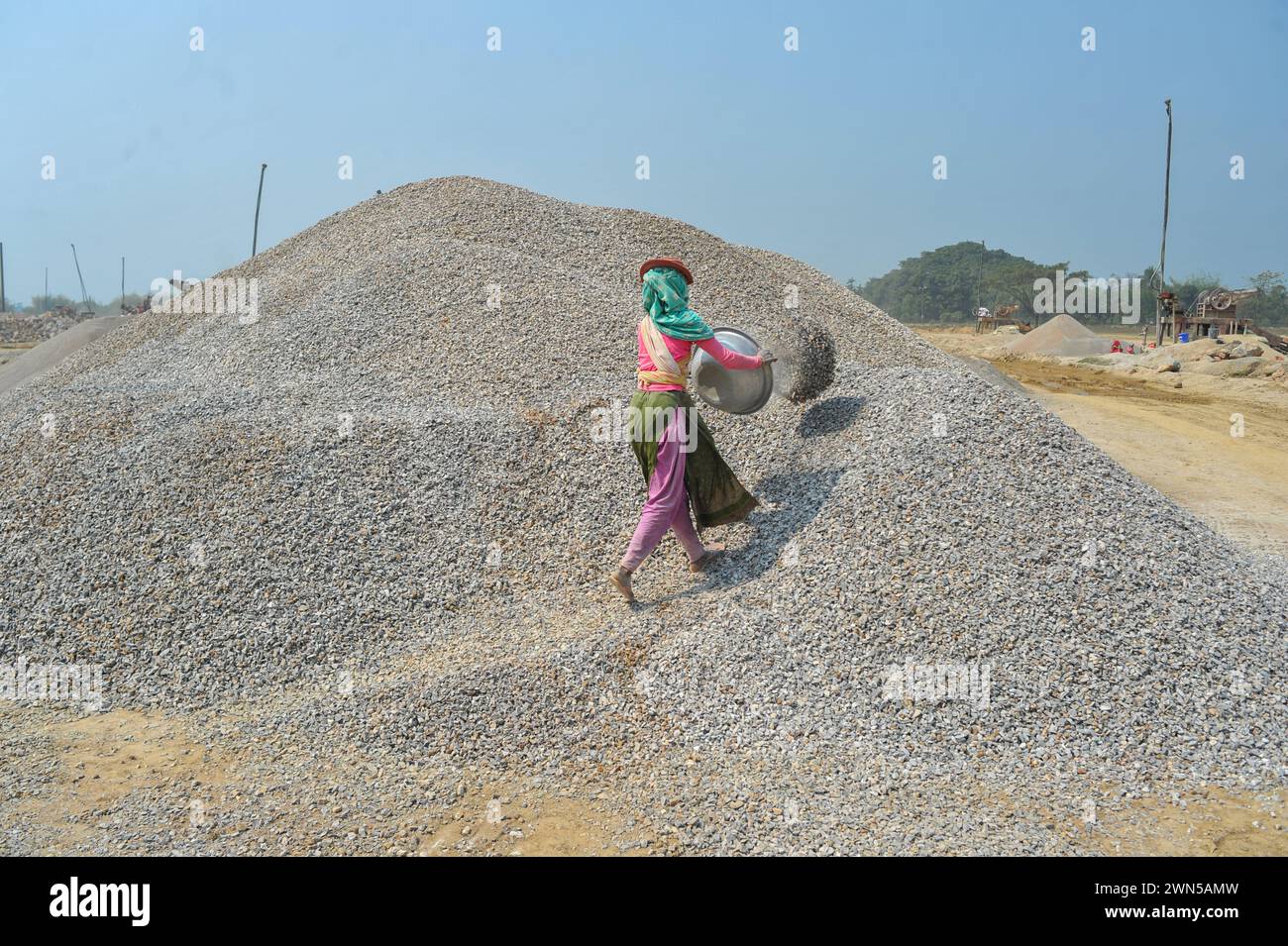 Risky stone crash work hi-res stock photography and images - Alamy