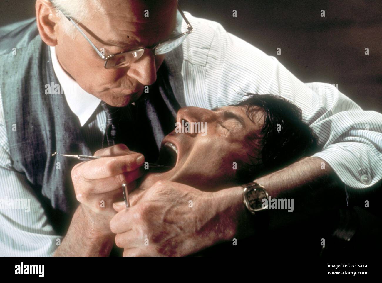 Marathon Man Laurence Olivier & Dustin Hoffman Stock Photo - Alamy