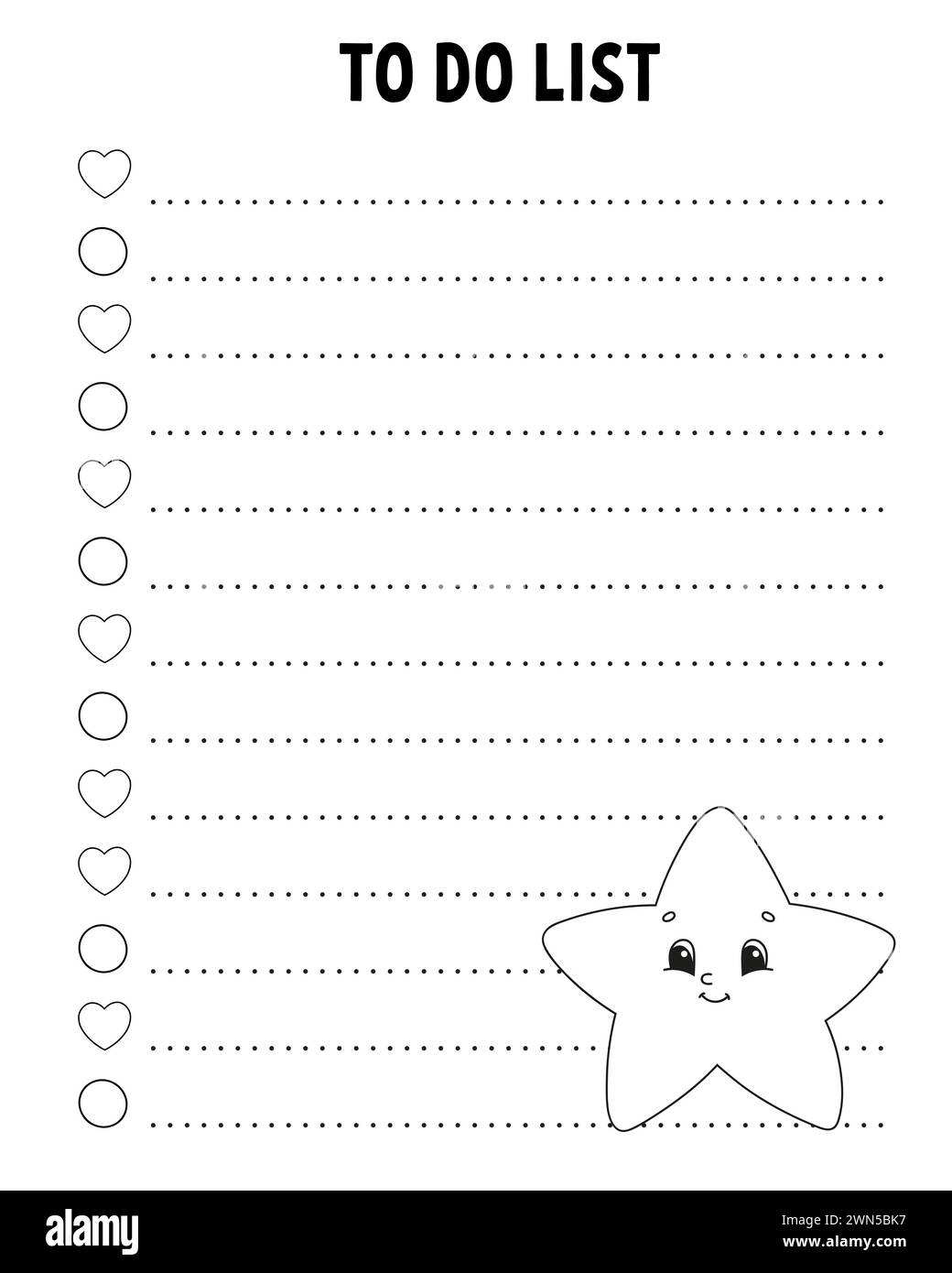 To do list. Printable template. Lined sheet. Handwriting paper. For diary, planner, checklist ...