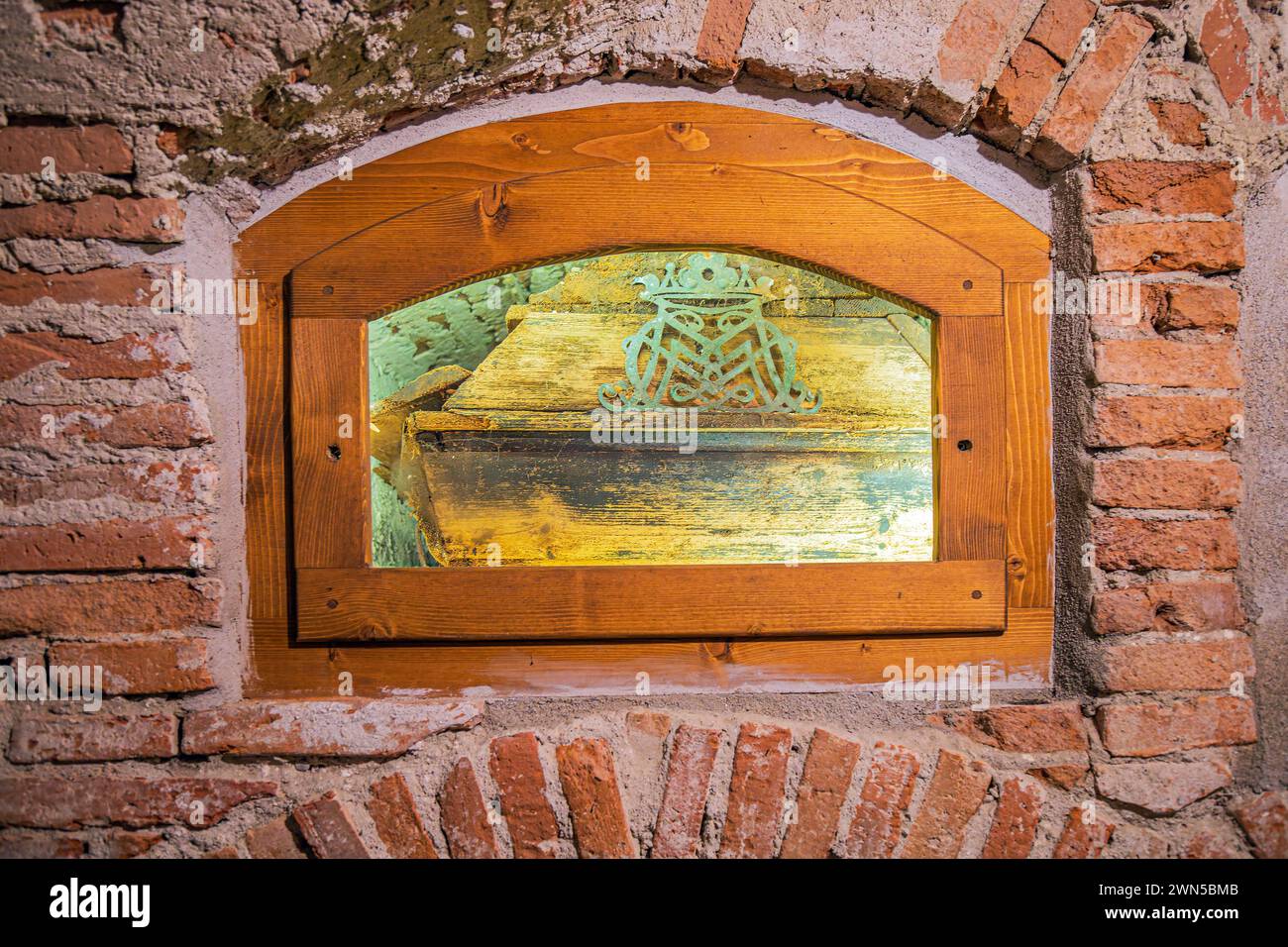 Inside the crypt, with the city leaders, of the Church on the Hill from ...
