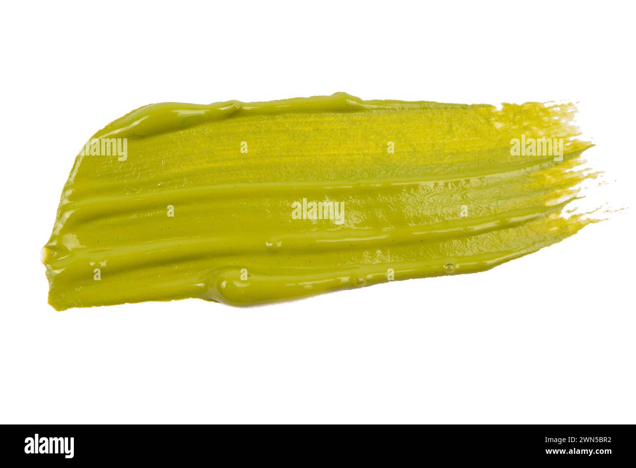 Acrylic stain paint brush stroke purple. Hand-drawn element on a ...