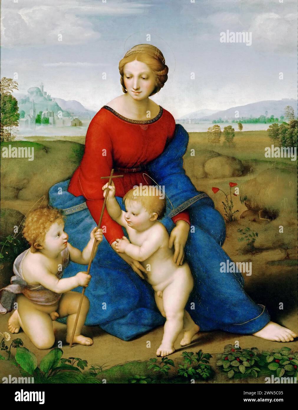 Madonna of the meadow raphael hi-res stock photography and images - Alamy