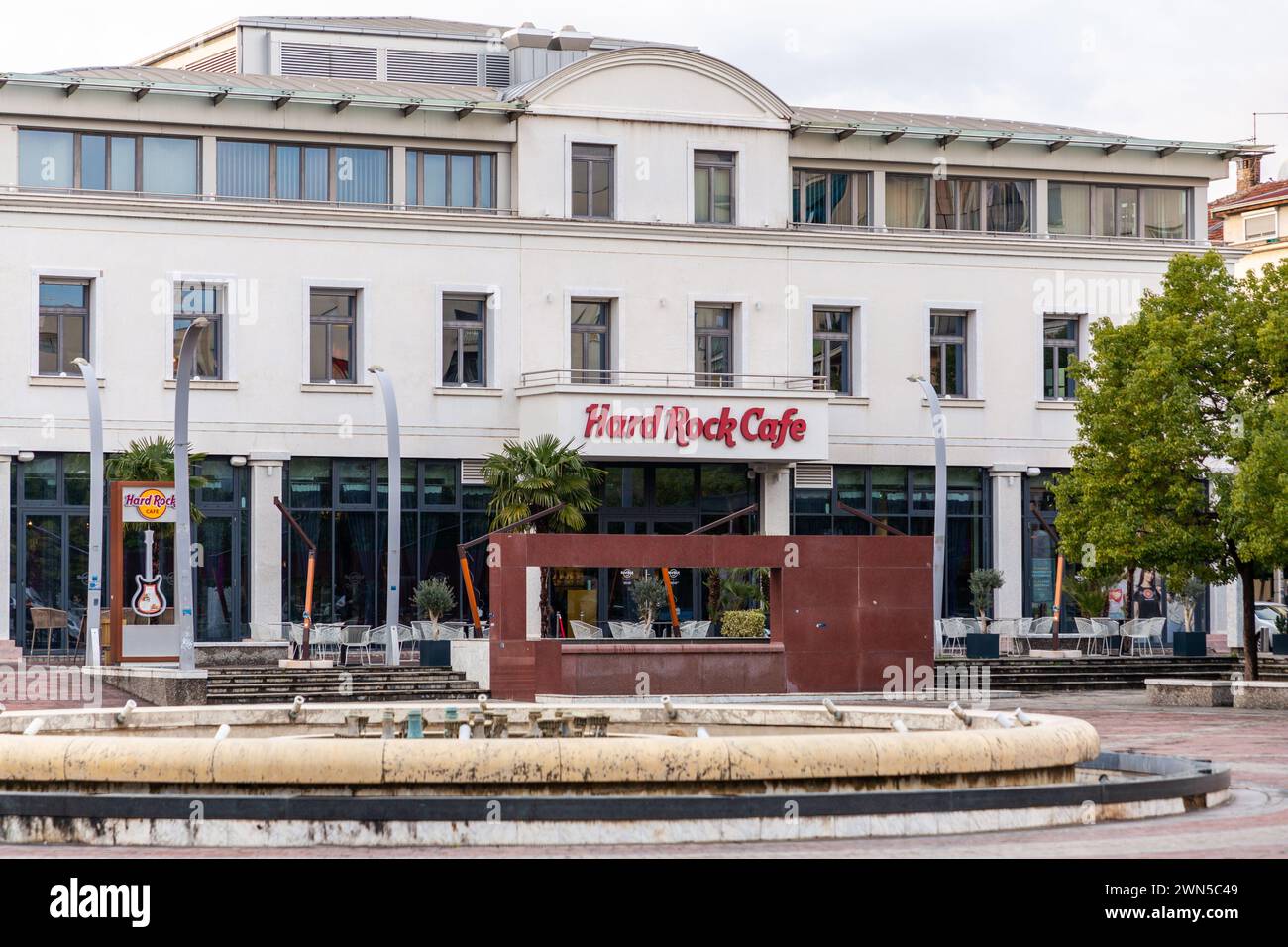Podgorica, Montenegro - 12 FEB 2024: Hard Rock Cafe located at the ...