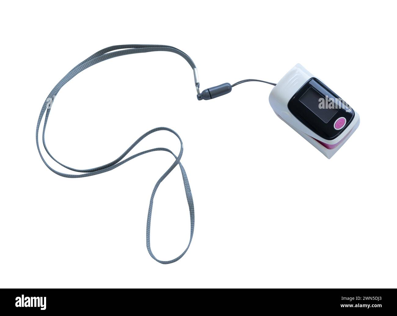 Digital pulse oximeter. Medical equipment. Medicine and health Stock ...