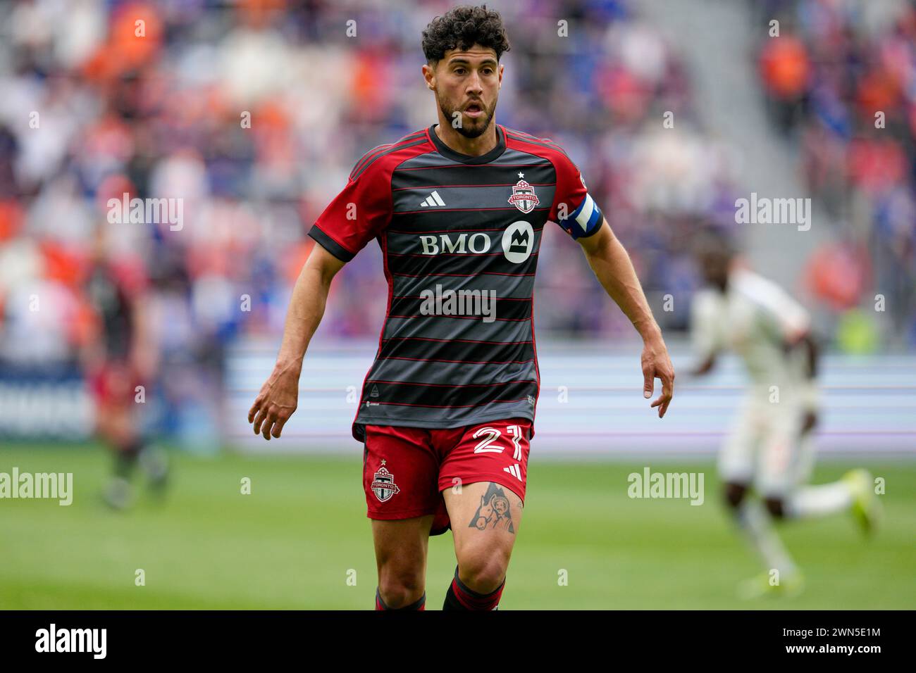 Toronto FC midfielder Jonathan Osorio plays during an MLS soccer match ...