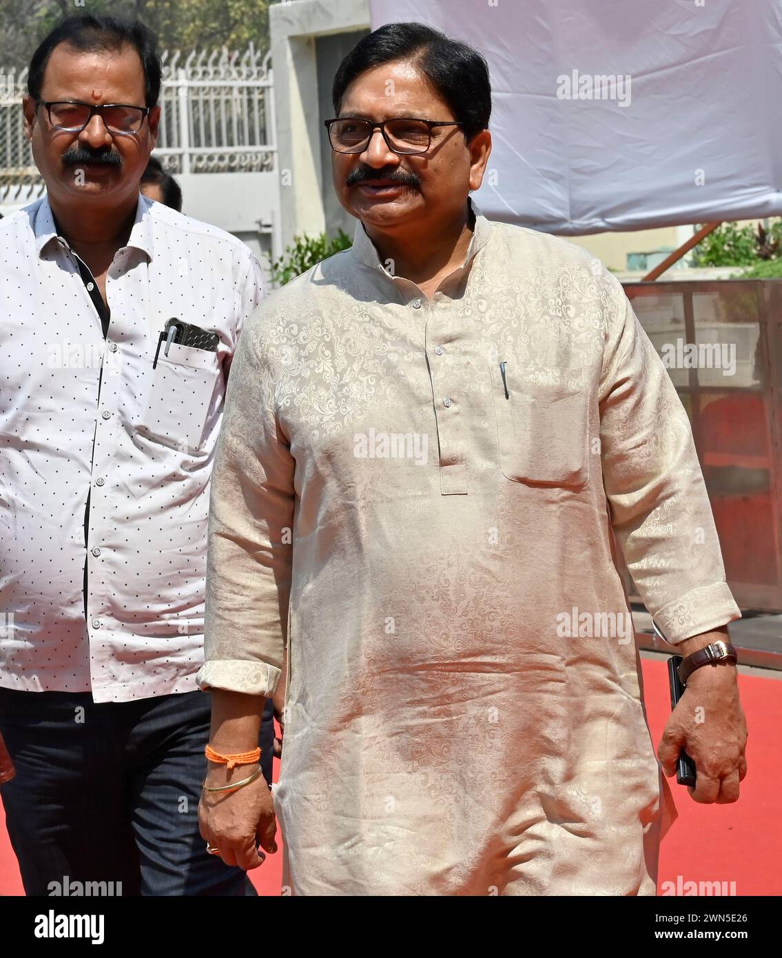 MUMBAI, INDIA - FEBRUARY 29: MLA Ravindra Waikar during Budget Session ...