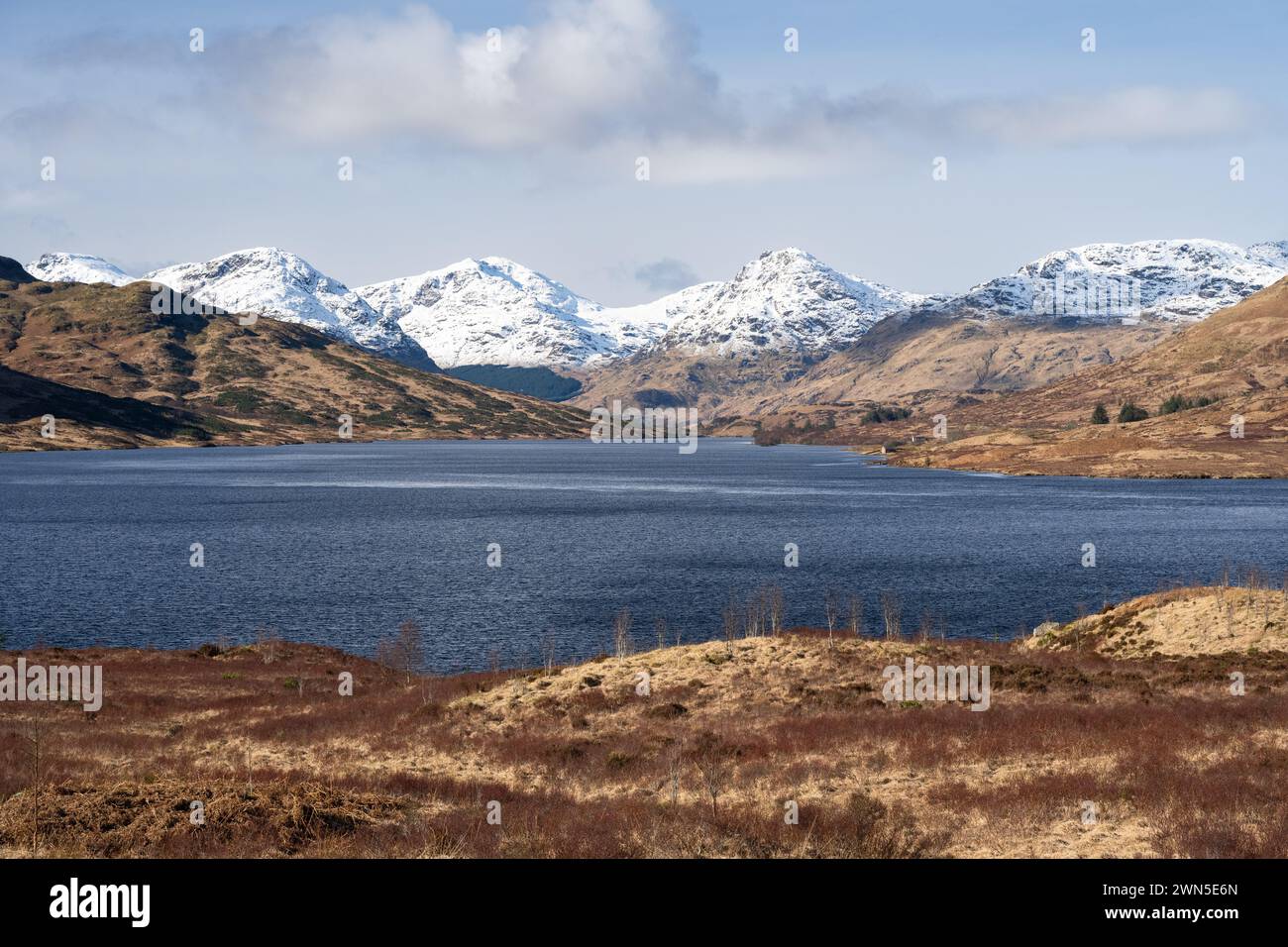 Loch Arklet freshwater loch and reservoir, Loch Lomond and the ...