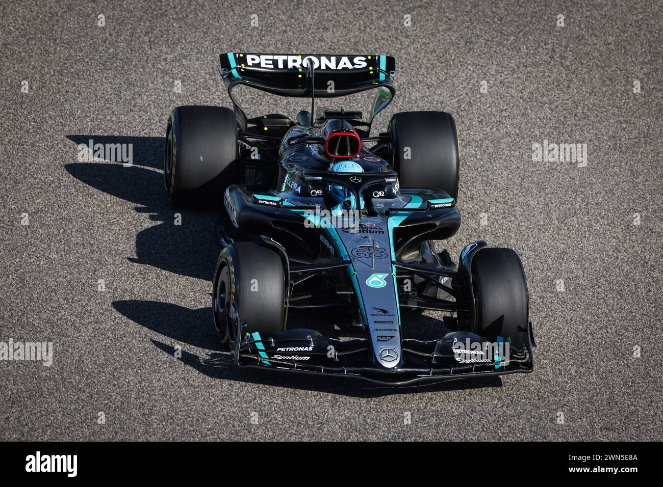 63 RUSSELL George (gbr), Mercedes AMG F1 Team W15, action during the ...