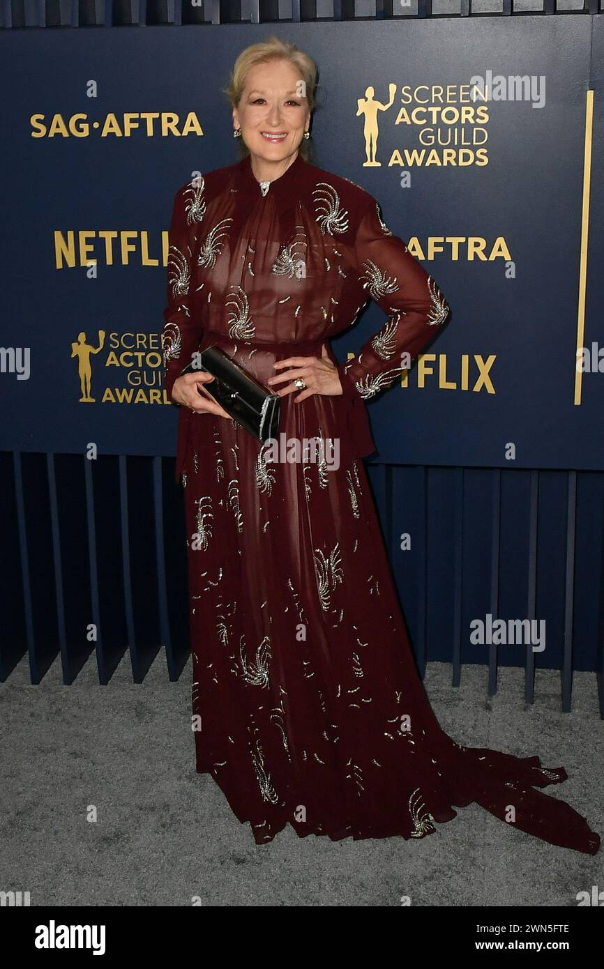 Meryl Streep attends the 30th Annual Screen Actors Guild Awards at ...
