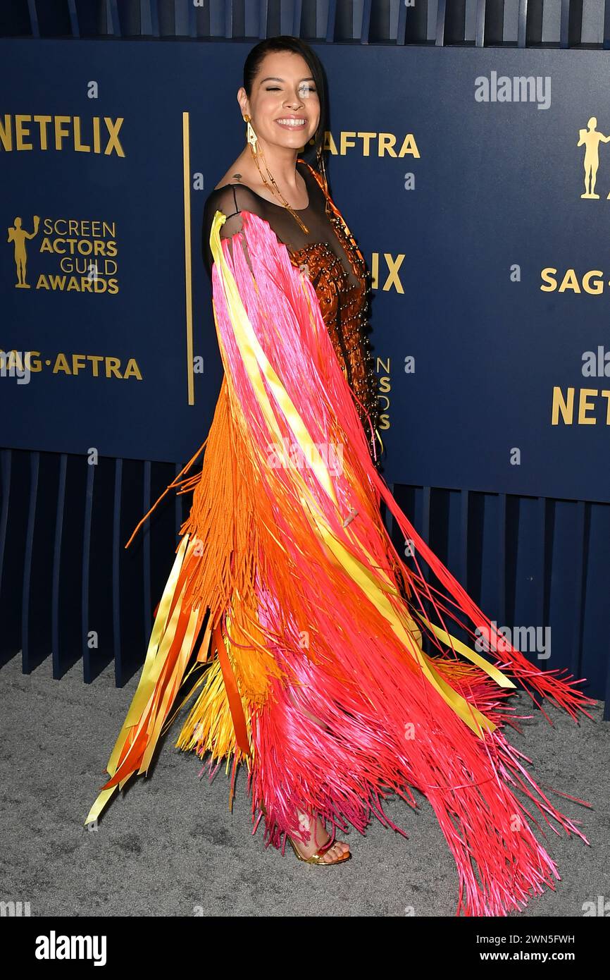 Cara Jade Myers attends the 30th Annual Screen Actors Guild Awards at ...