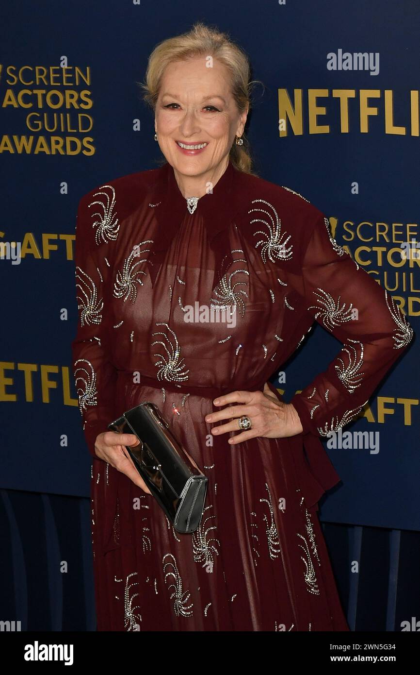 Meryl Streep attends the 30th Annual Screen Actors Guild Awards at ...