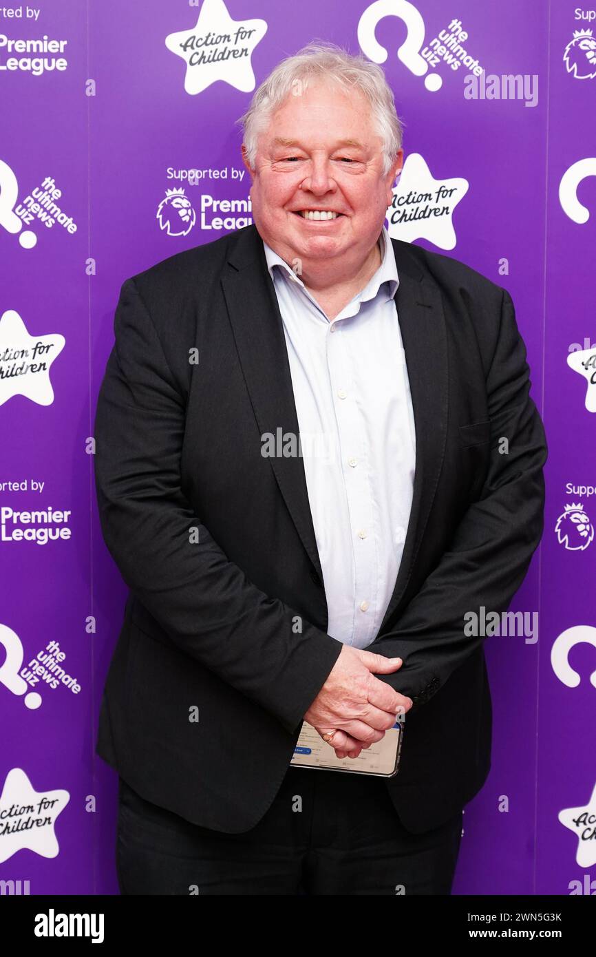 Nick Ferrari arrives for the Ultimate News Quiz charity fundraiser at ...