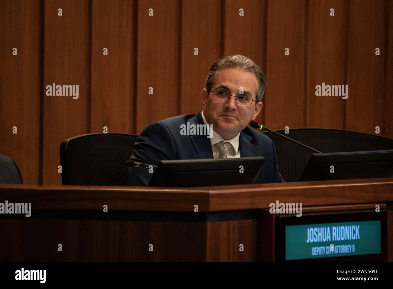 Bakersfield, USA. 28th Feb, 2024. Bakersfield Deputy City Attorney ...