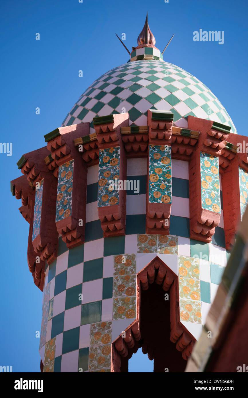 Casa Vicens is the first masterpiece of Antoni Gaudí Stock Photo - Alamy