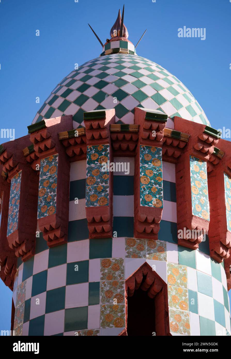 Casa Vicens is the first masterpiece of Antoni Gaudí Stock Photo - Alamy
