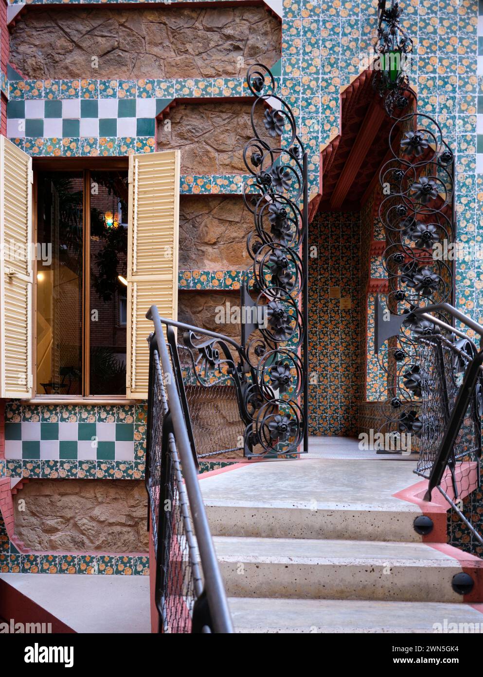 Casa Vicens is the first masterpiece of Antoni Gaudí Stock Photo - Alamy