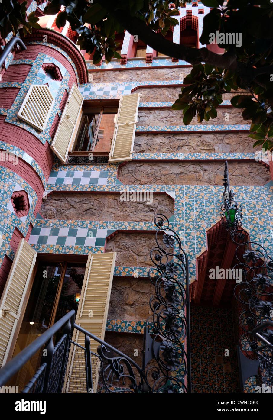 Casa Vicens is the first masterpiece of Antoni Gaudí Stock Photo - Alamy