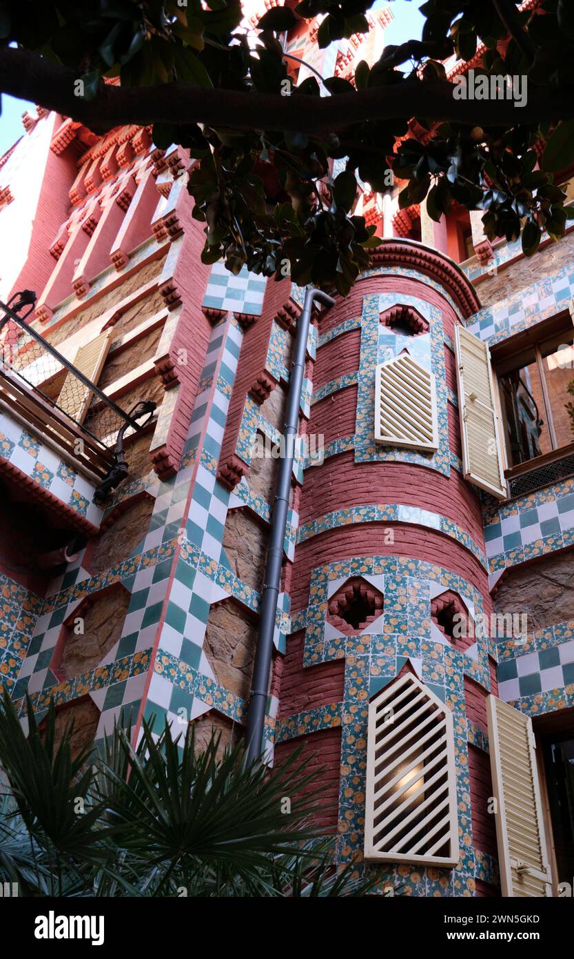 Casa Vicens is the first masterpiece of Antoni Gaudí Stock Photo - Alamy