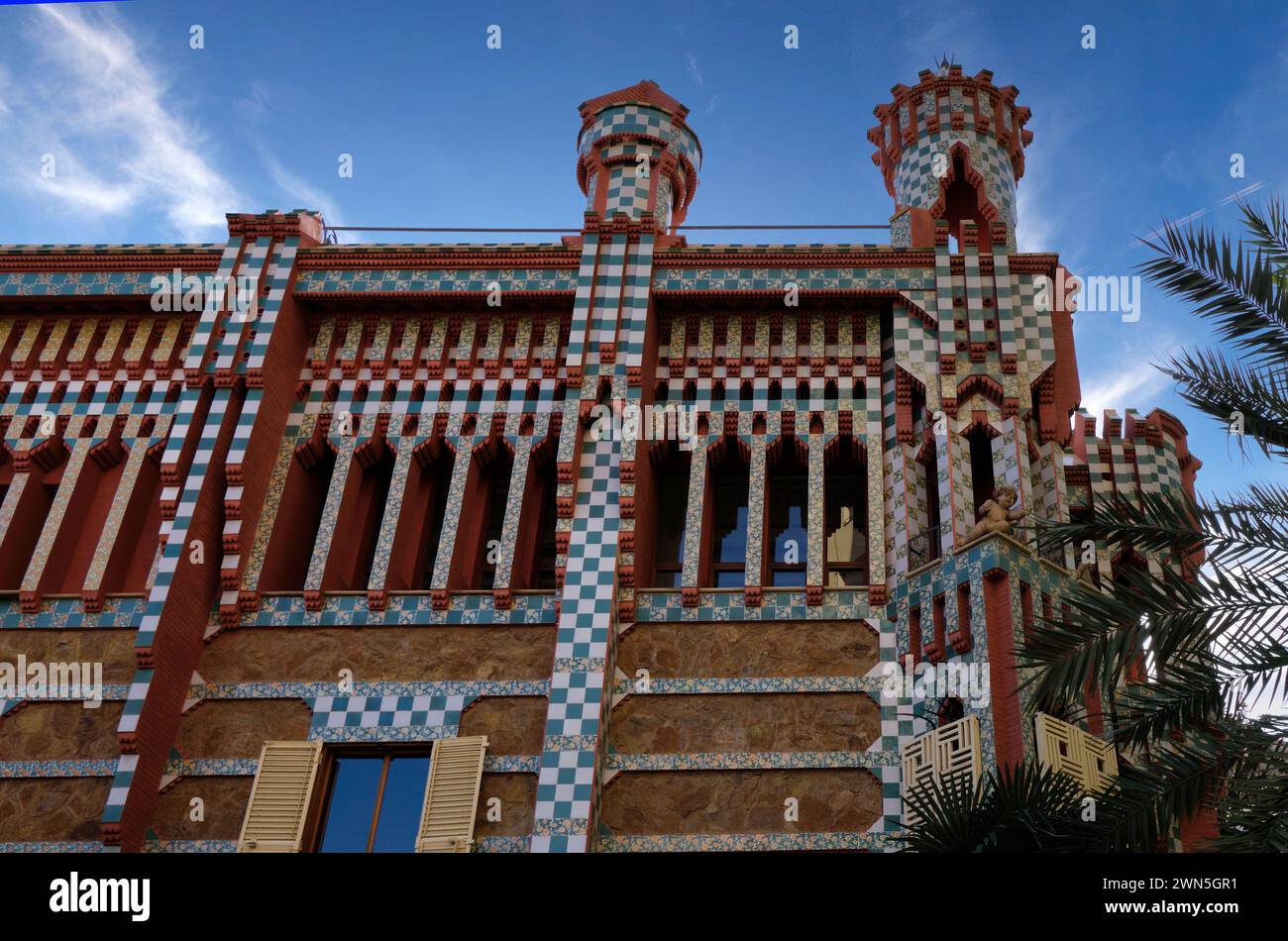Casa Vicens is the first masterpiece of Antoni Gaudí Stock Photo - Alamy
