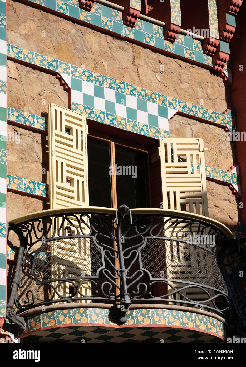 Casa Vicens is the first masterpiece of Antoni Gaudí Stock Photo - Alamy