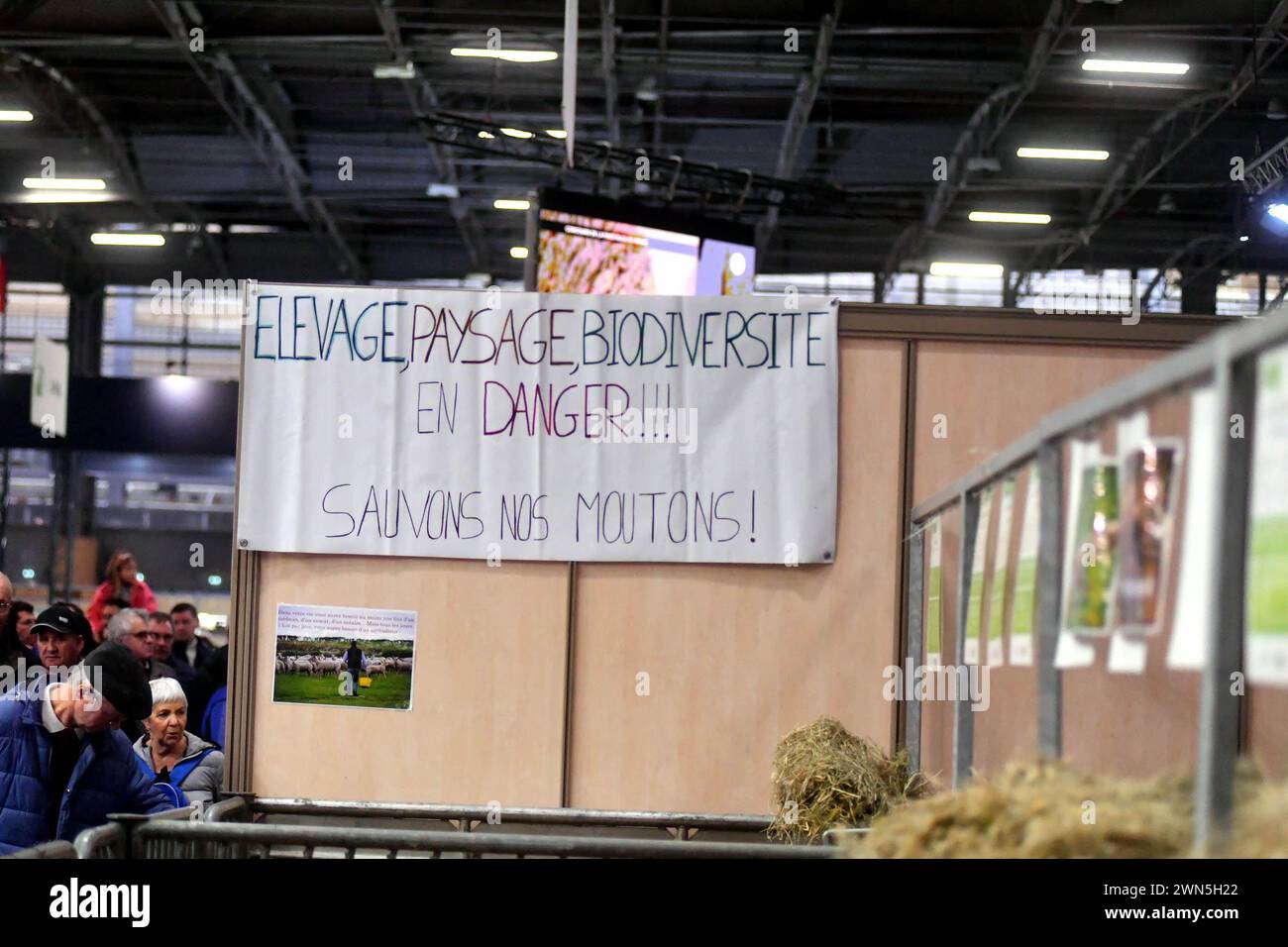 Illustration of sign at SIA 2024 during the 60th edition of Paris ...