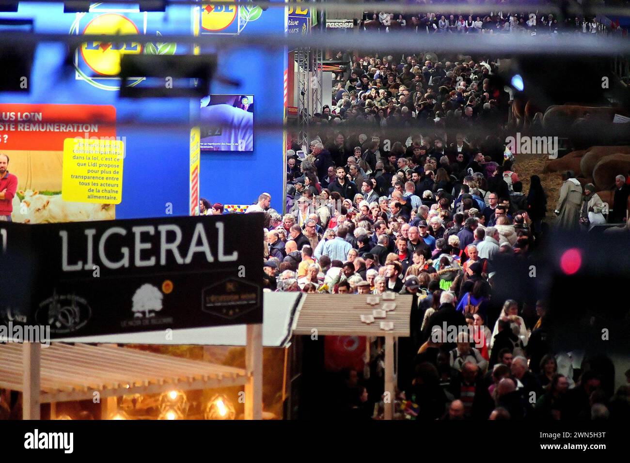 Illustration of crowd at SIA 2024 during the 60th edition of Paris ...