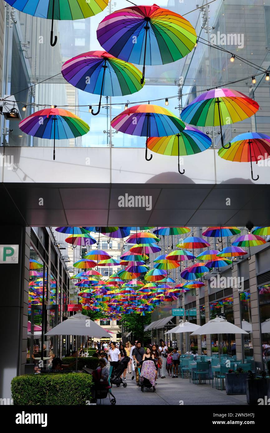 Palmer Alley the main spine through the CityCenter DC decorated with ...