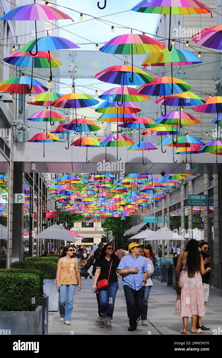 Palmer Alley the main spine through the CityCenter DC decorated with ...