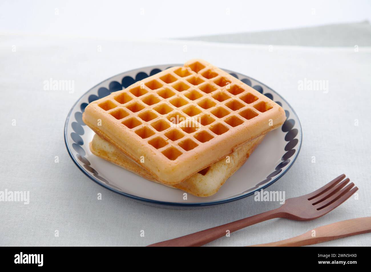 Waffles cakes hi-res stock photography and images - Alamy