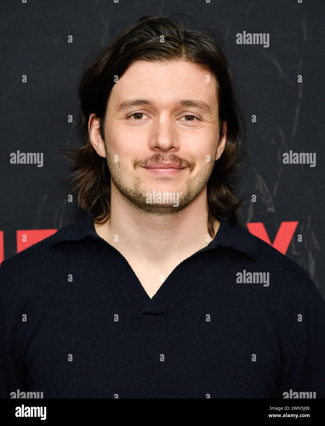 Actor Nick Robinson poses at the Netflix "Damsel" photo call at the ...