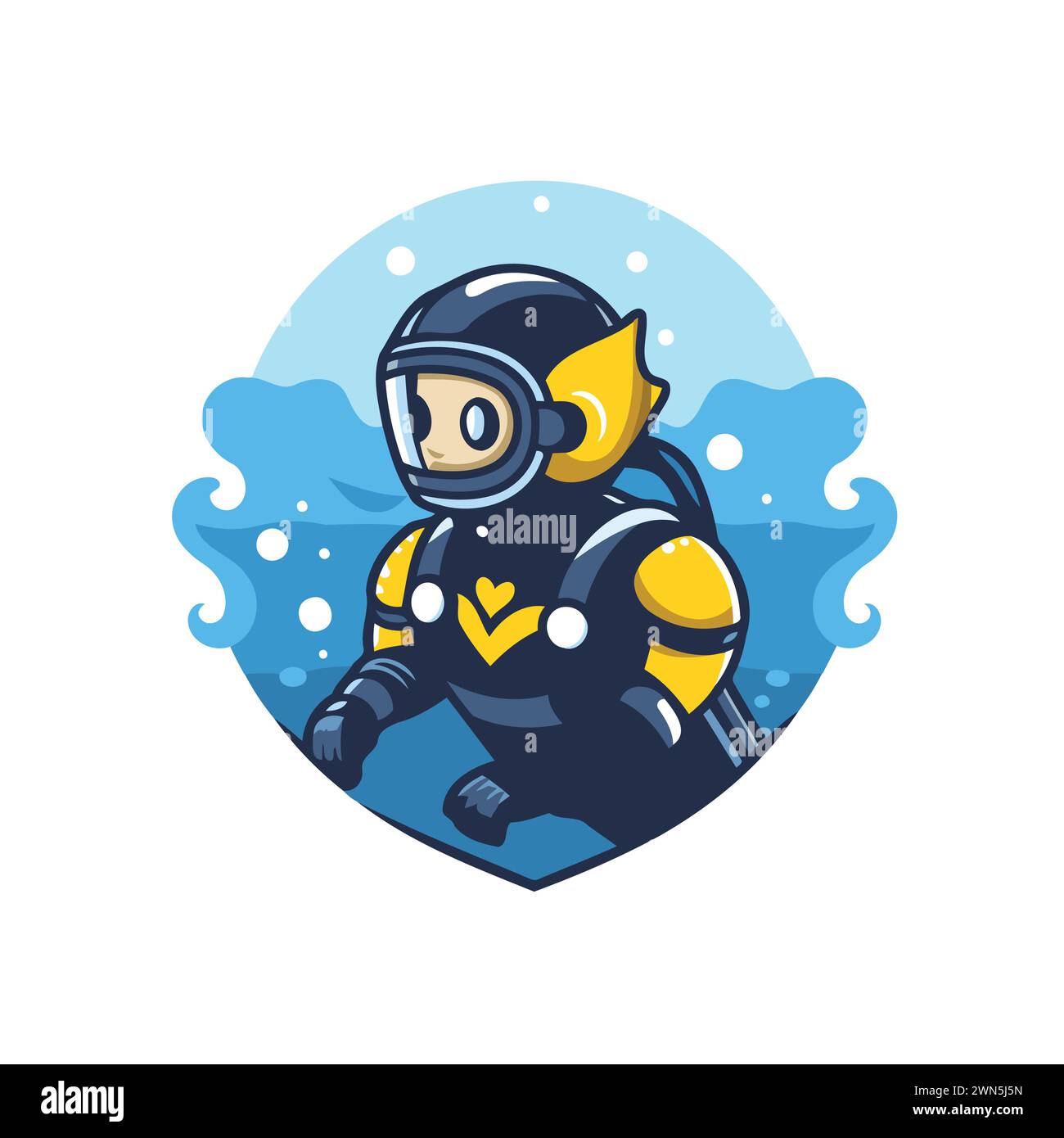 Scuba diving suit helmet Cut Out Stock Images & Pictures - Alamy