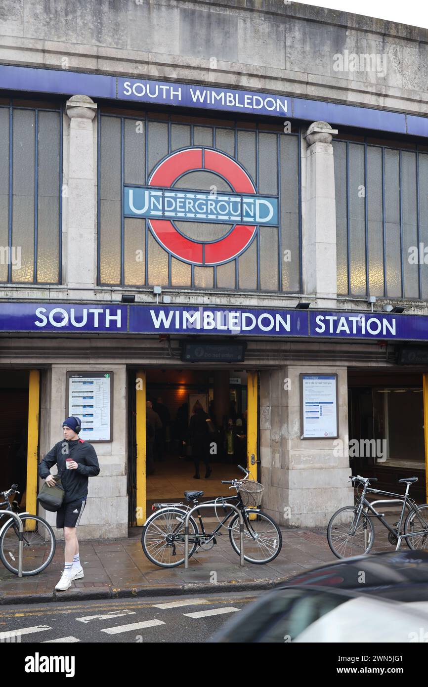 South Wimbledon London Underground Station Stock Photo - Alamy