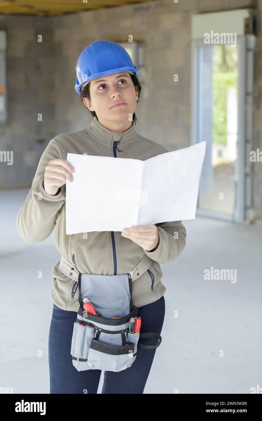 Professional architect young student builder hi-res stock photography ...