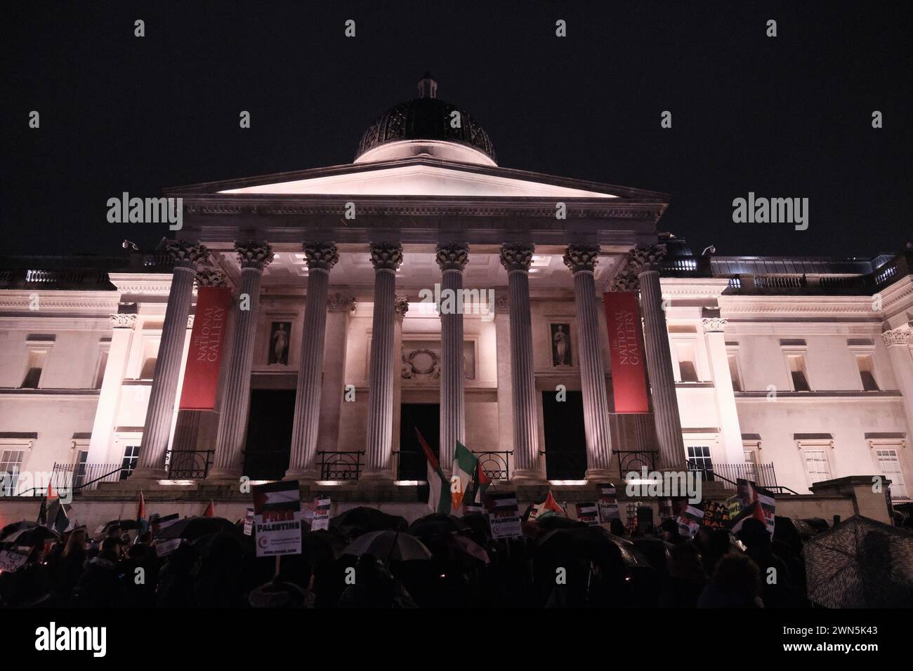 London, UK. 29th Feb, 2024. Candlelight vigil honors Aaron Bushnell ...