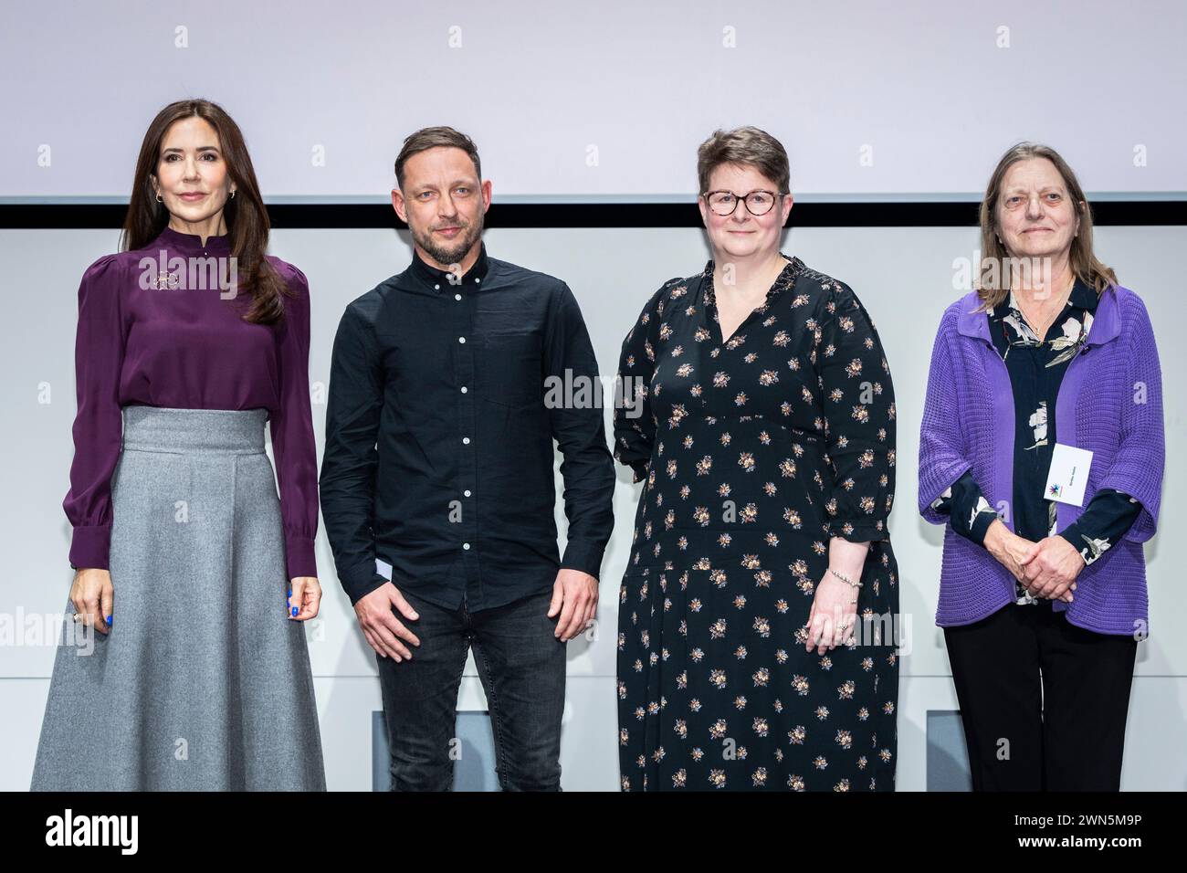 Danish Queen Mary and the winners of the Rare prize 2024 Jane Villemoes ...
