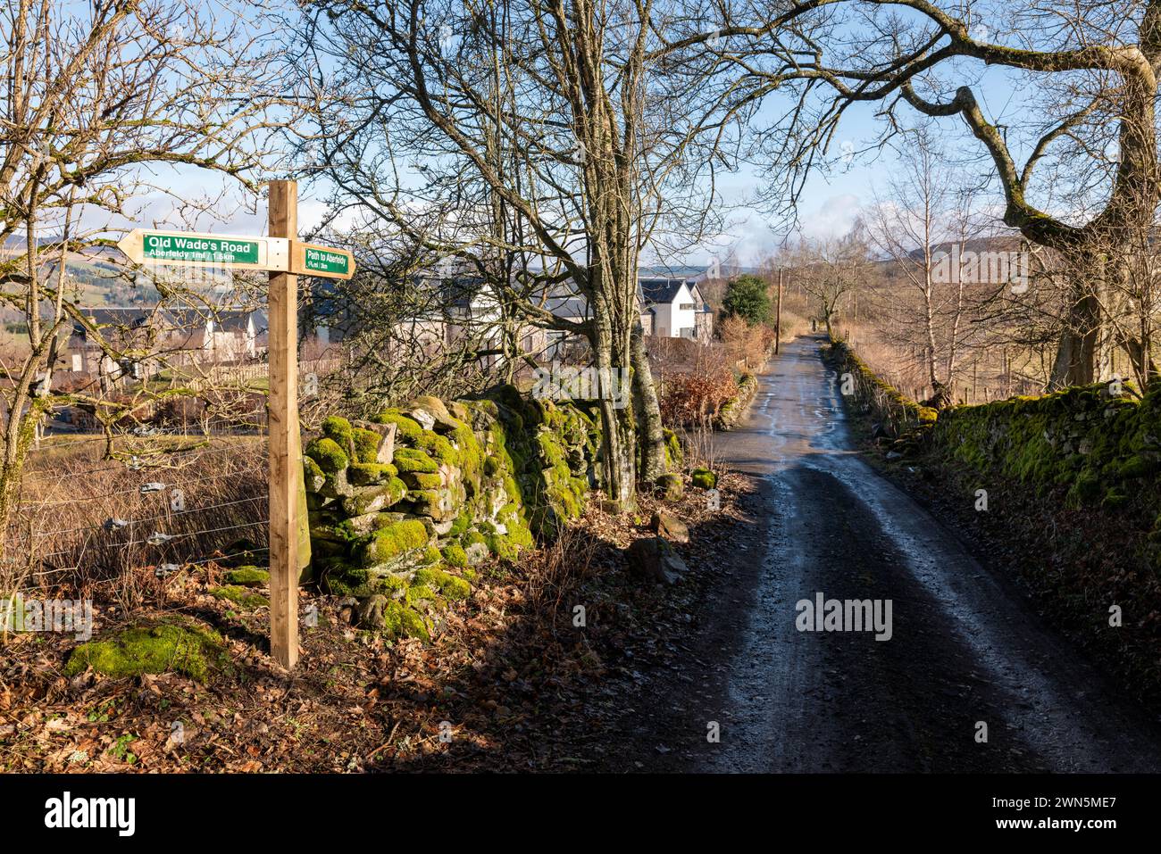 Pitilie, near Aberfeldy, UK. 29th Feb, 2024. This is Police Scotland ...