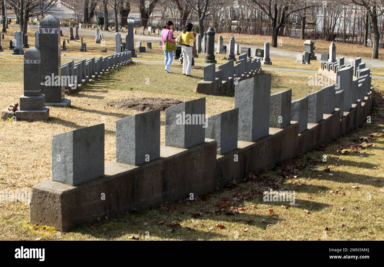 25/03/2012...Tourists pay their respects at the ship shaped Titanic ...