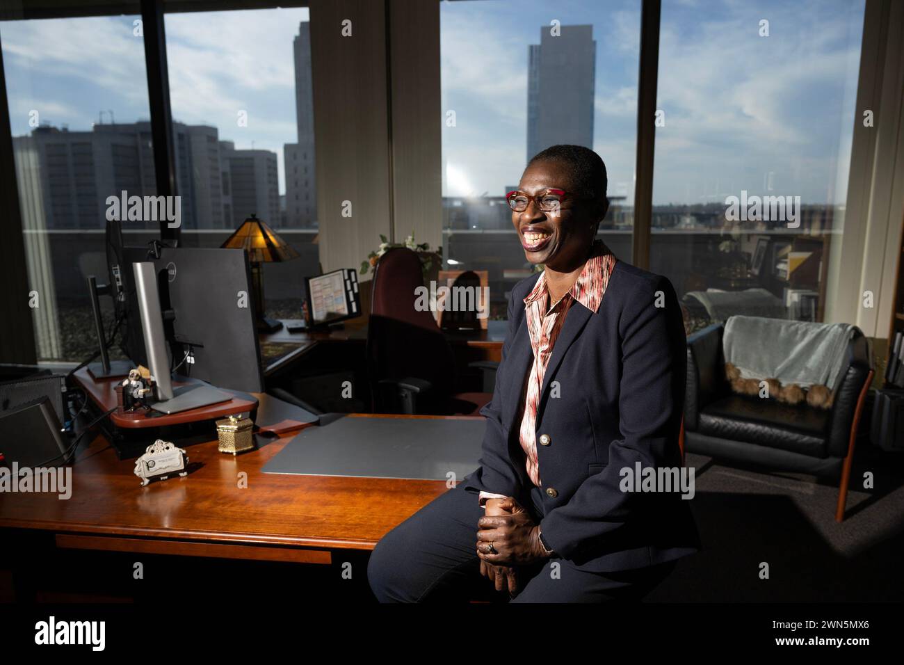 Sacramento, Ca, USA. 29th Jan, 2024. Presiding Judge Bumni Awoniyi ...