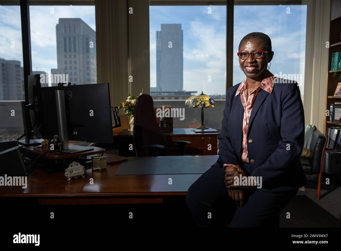 Sacramento, Ca, USA. 29th Jan, 2024. Presiding Judge Bumni Awoniyi ...