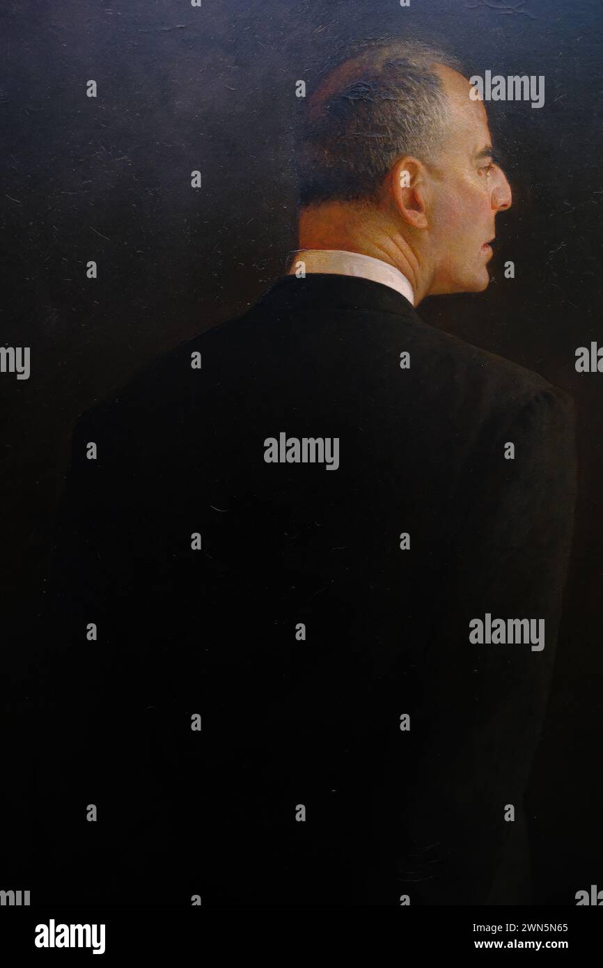 The portrait of Lincoln Kirstein, an American writer and culture figure ...